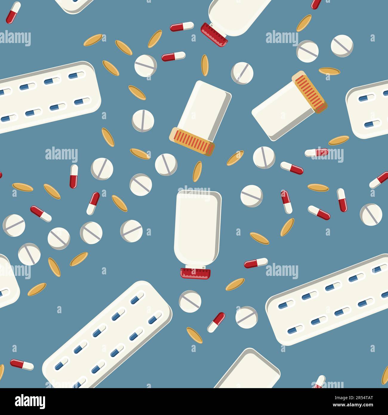 Medical seamless pattern, texture from medicinal pharmaceutical tablets ...