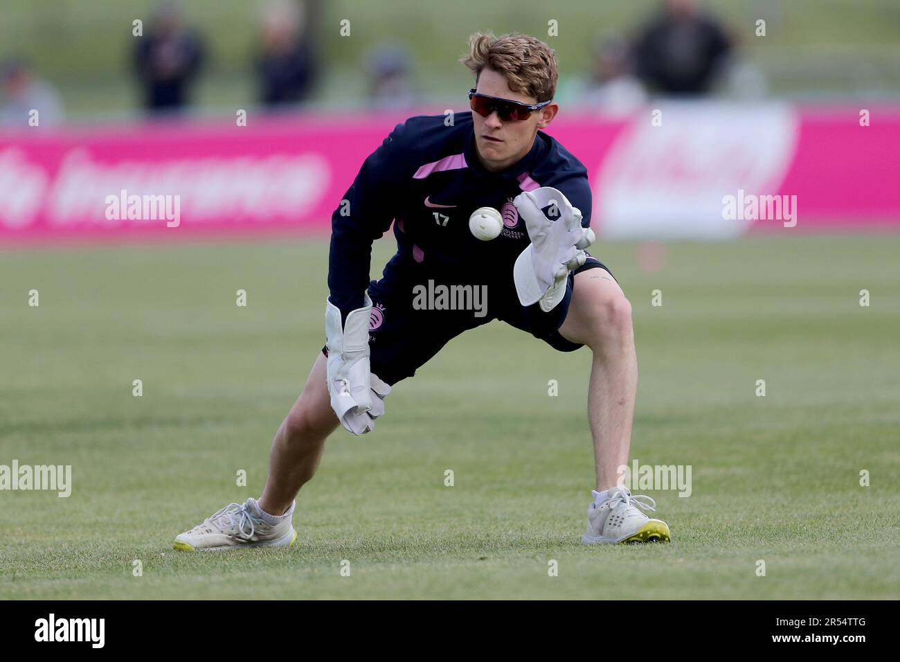 Robbie White of Middlesex during Middlesex vs Glamorgan, Vitality Blast ...