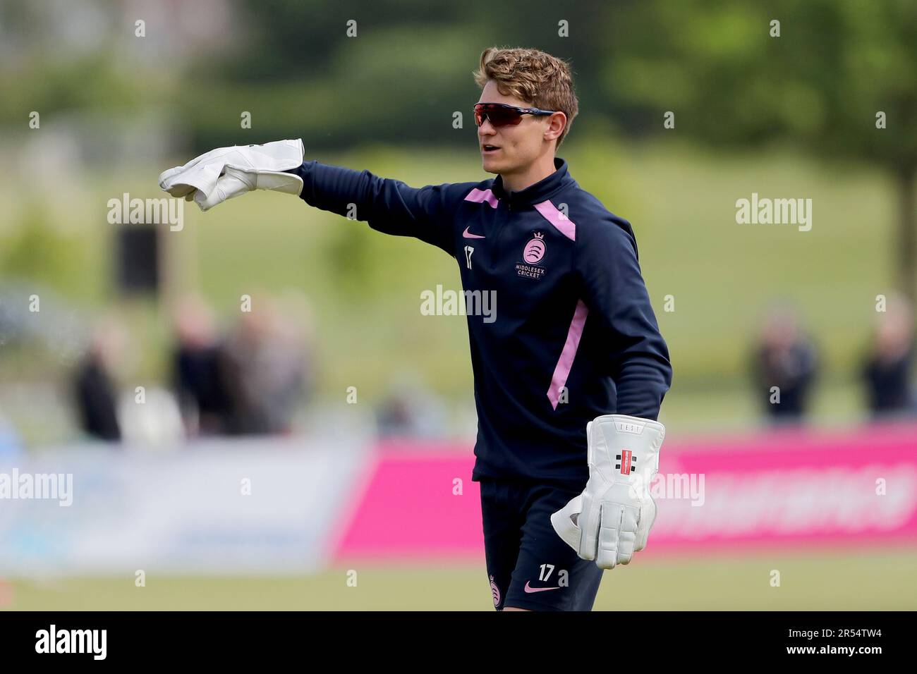 Robbie White of Middlesex during Middlesex vs Glamorgan, Vitality Blast ...