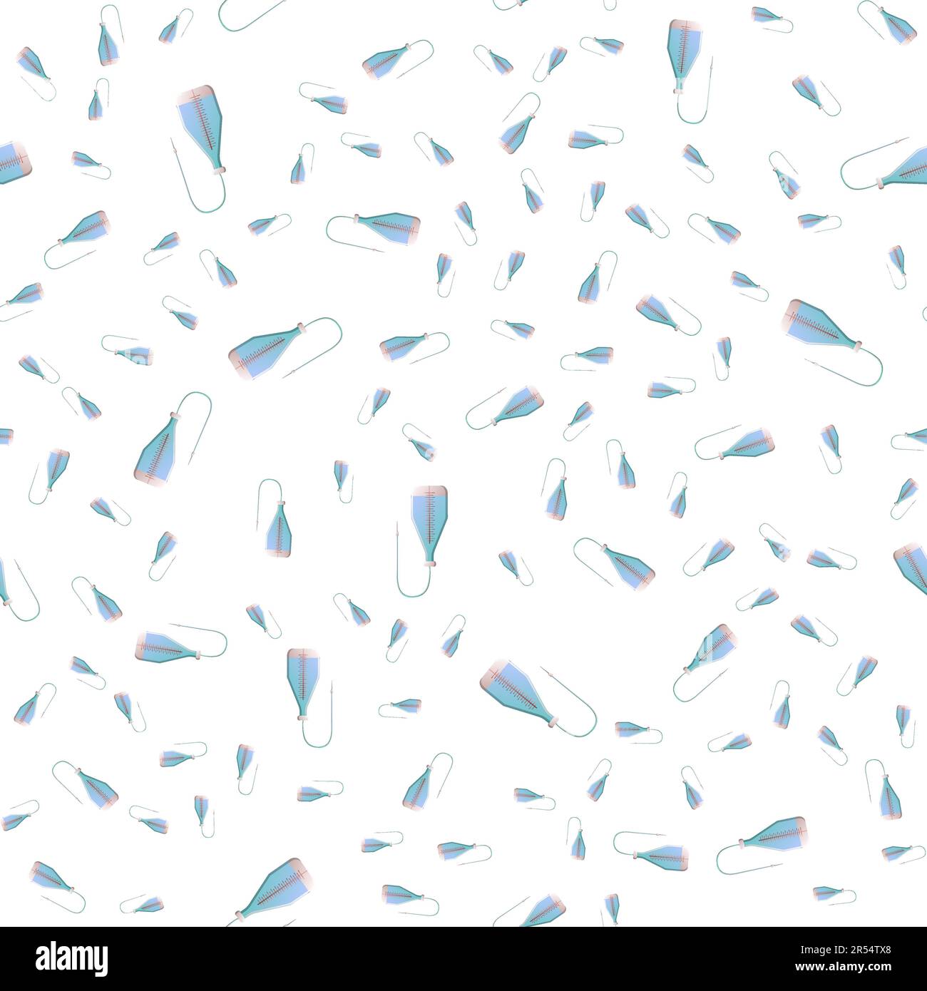 Endless seamless pattern of medical scientific medical items and ...