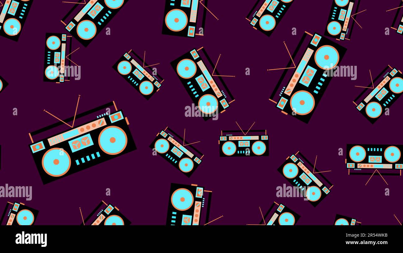 The texture is a seamless pattern from the retro music of the old ...