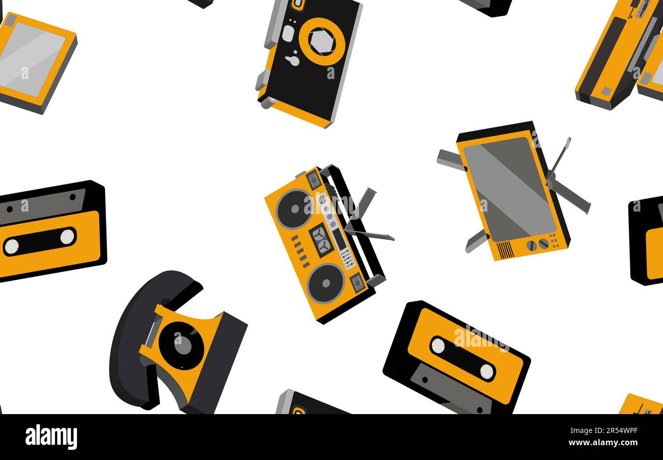 Texture seamless pattern from old vintage retro hipster stylish ...