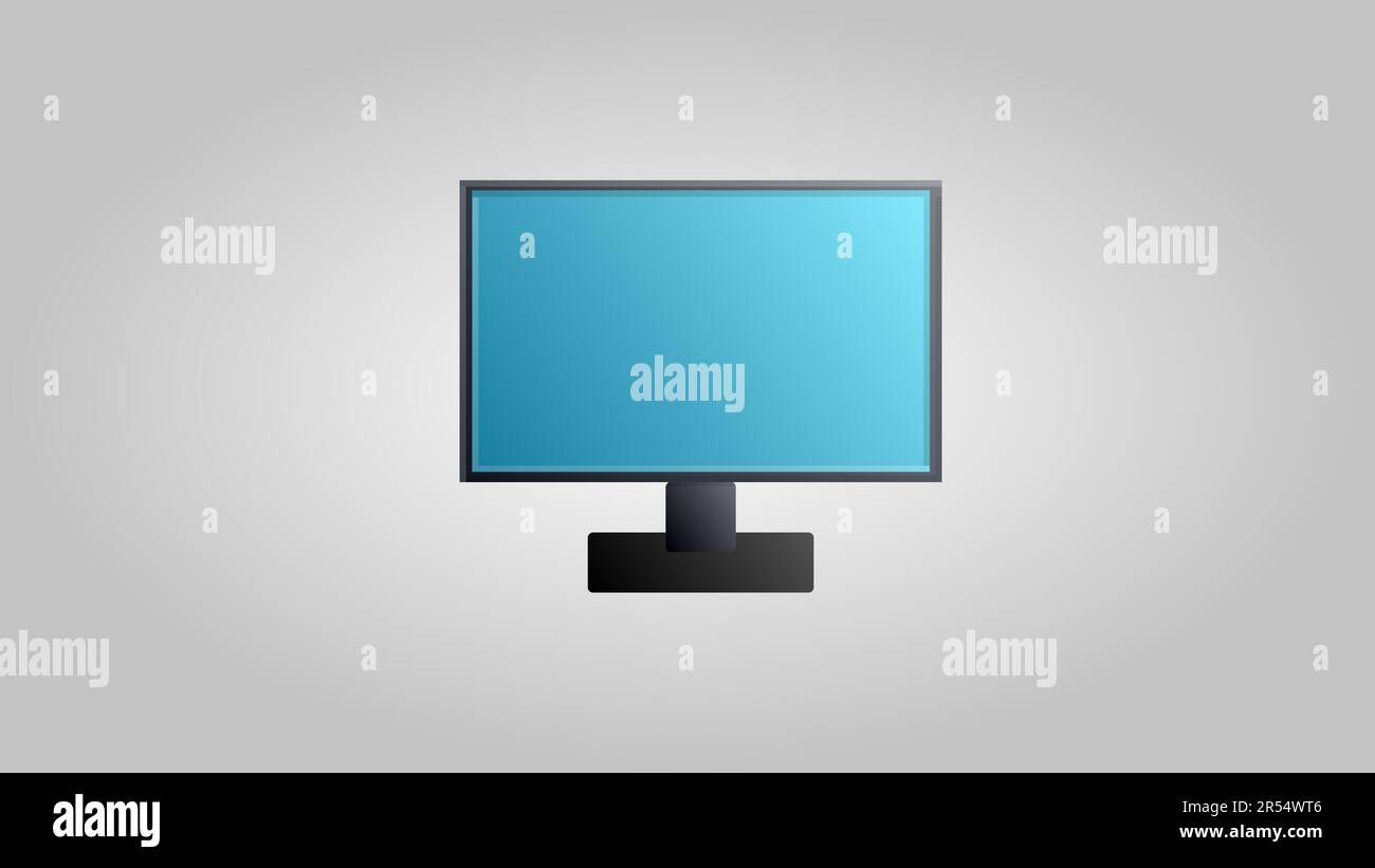 Modern digital new liquid crystal flat-panel computer monitor for games ...