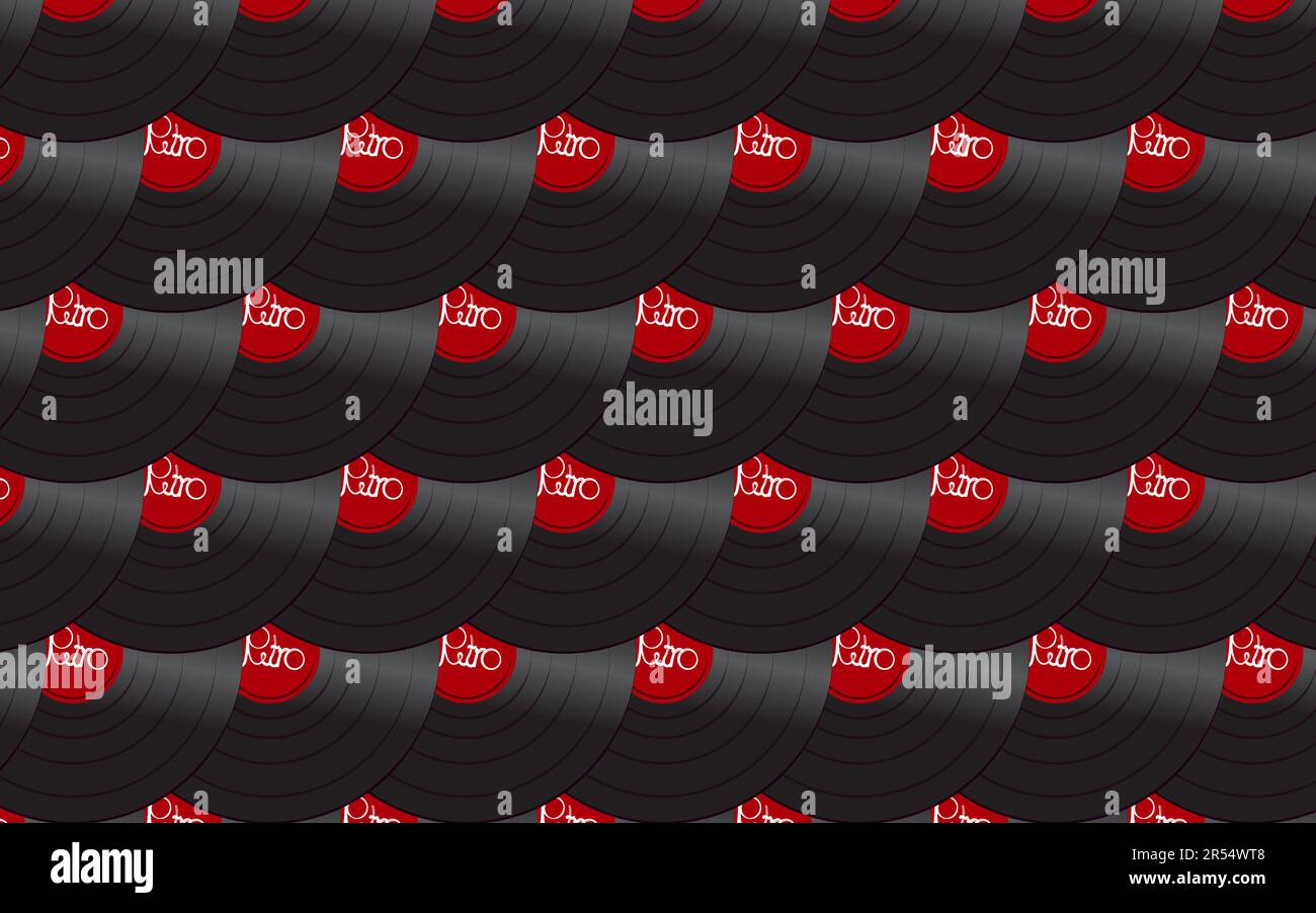Red vinyl plate Stock Vector Images - Alamy