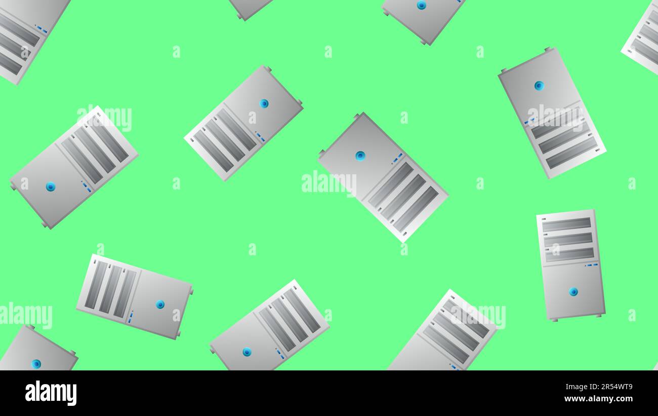 Endless seamless pattern of beautiful digital virtual modern new IT ...