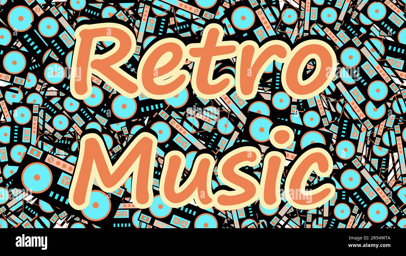 Texture pattern from old vintage retro hipster antique stylish musical ...