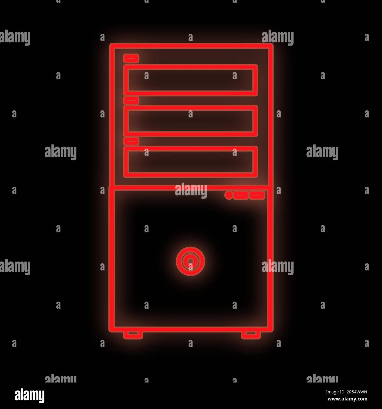 Red brick wall computer mouse Stock Vector Images - Alamy