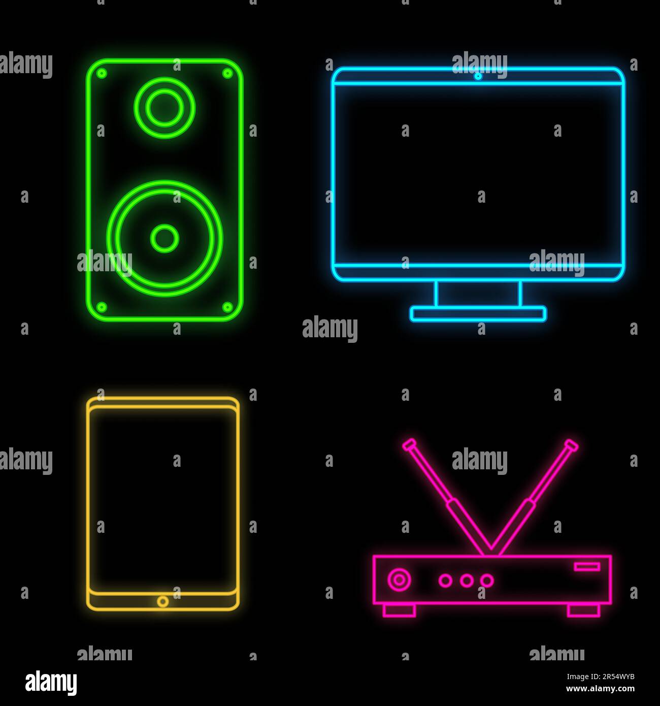 Data center electronics Stock Vector Images - Alamy