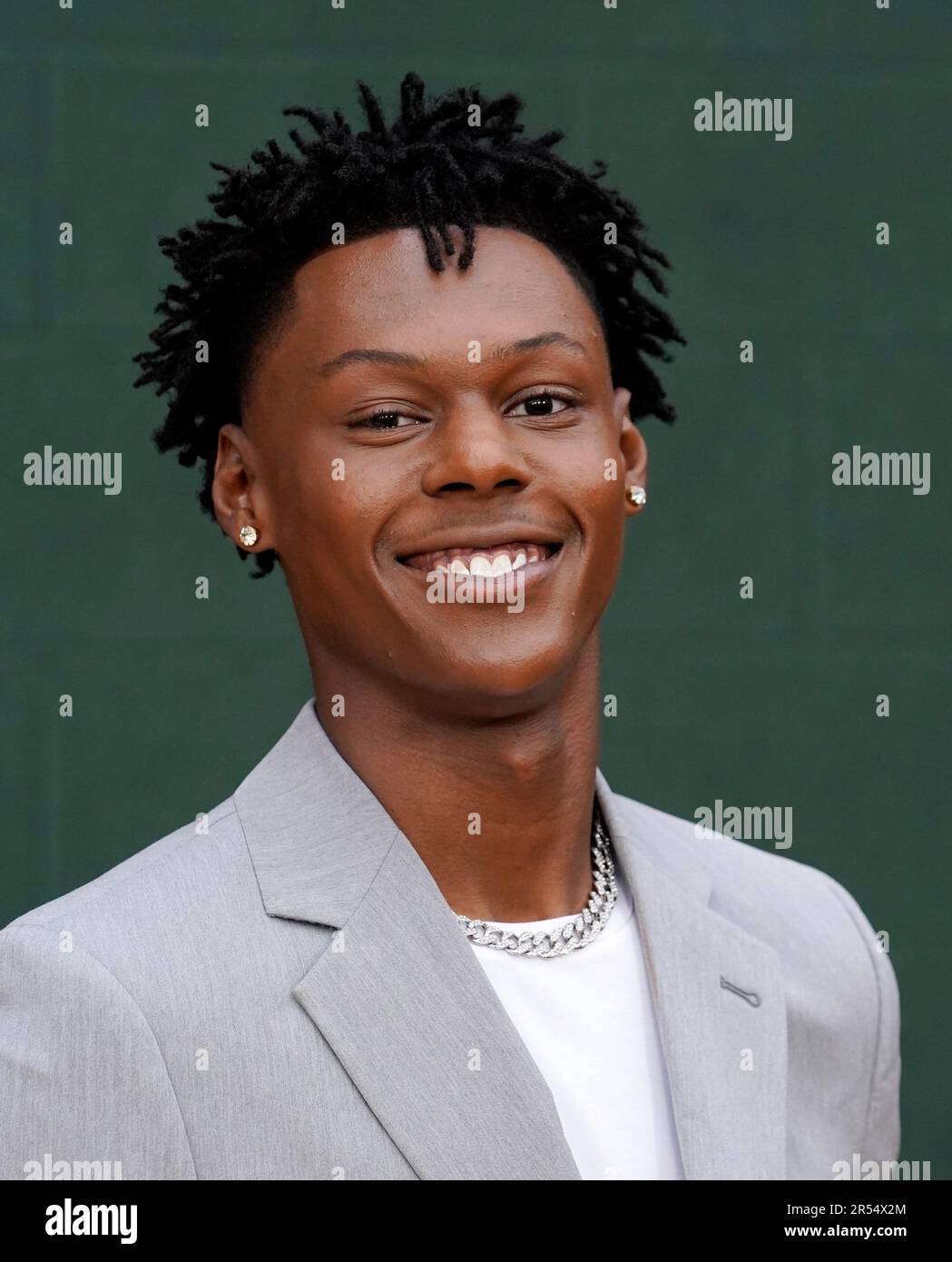 Avery S. Wills Jr. poses at the premiere of the Peacock film "Shooting Stars," Wednesday, May 31 ...