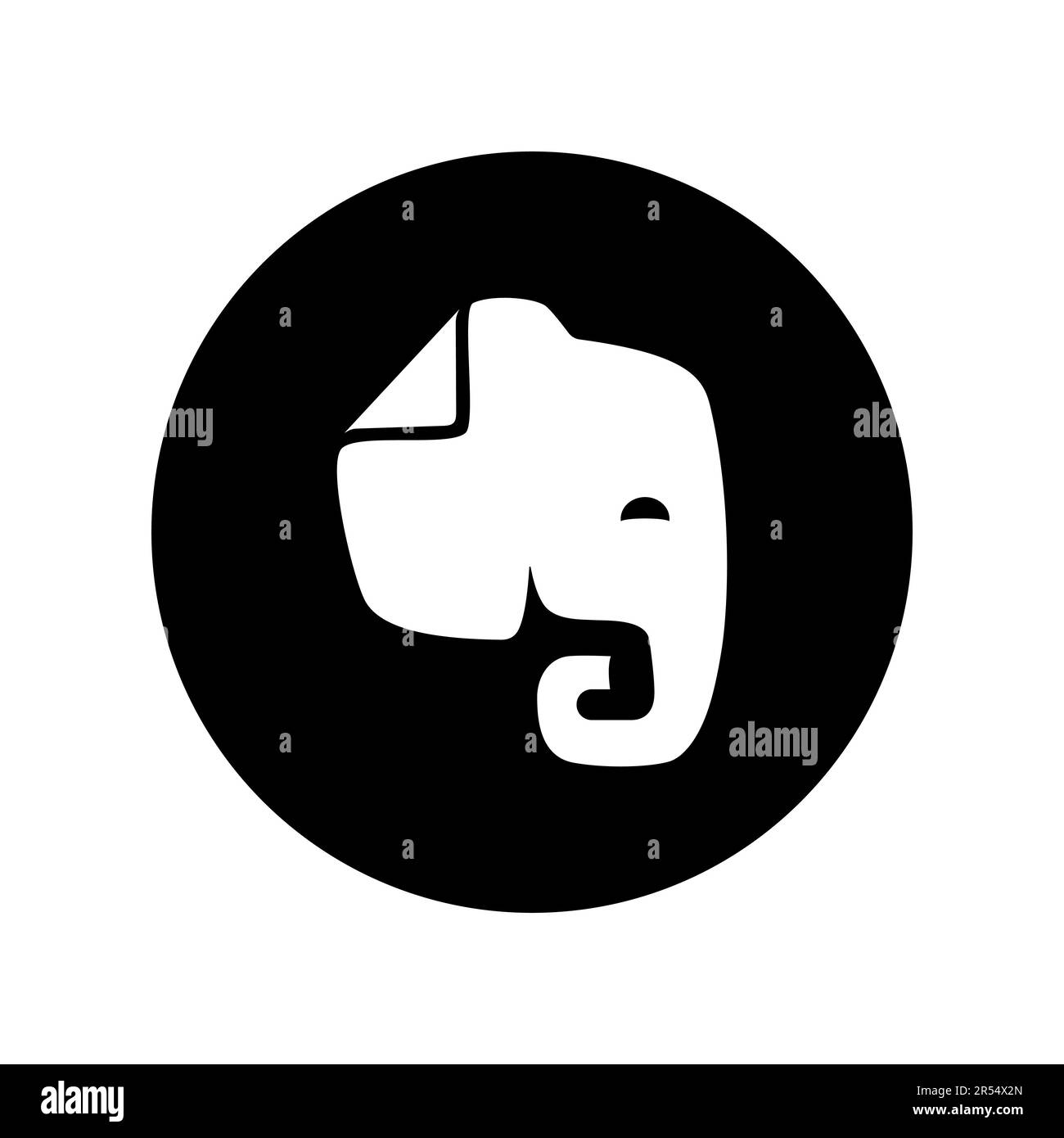 Vinnytsia, Ukraine - May 7, 2023. Evernote icon logo. Evernote is an ...