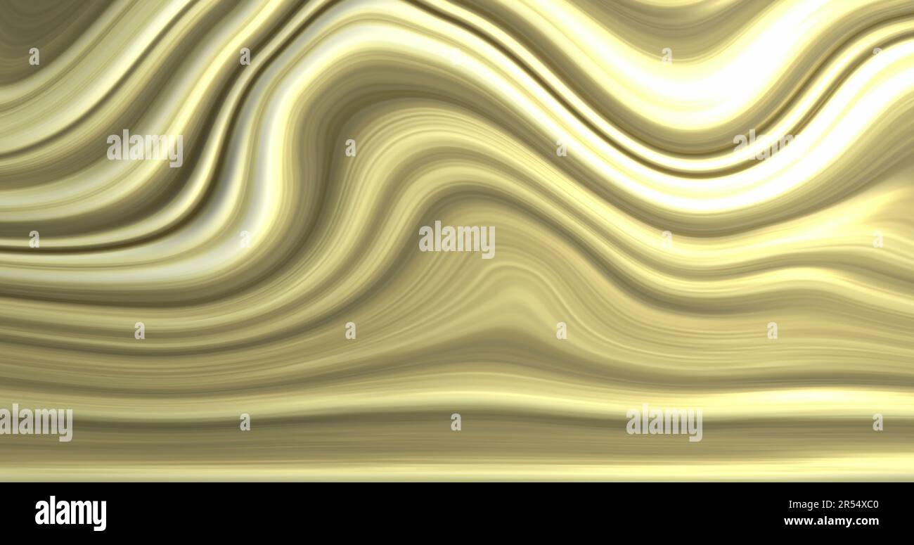 Image of shapes and moving golden liquid background Stock Photo - Alamy