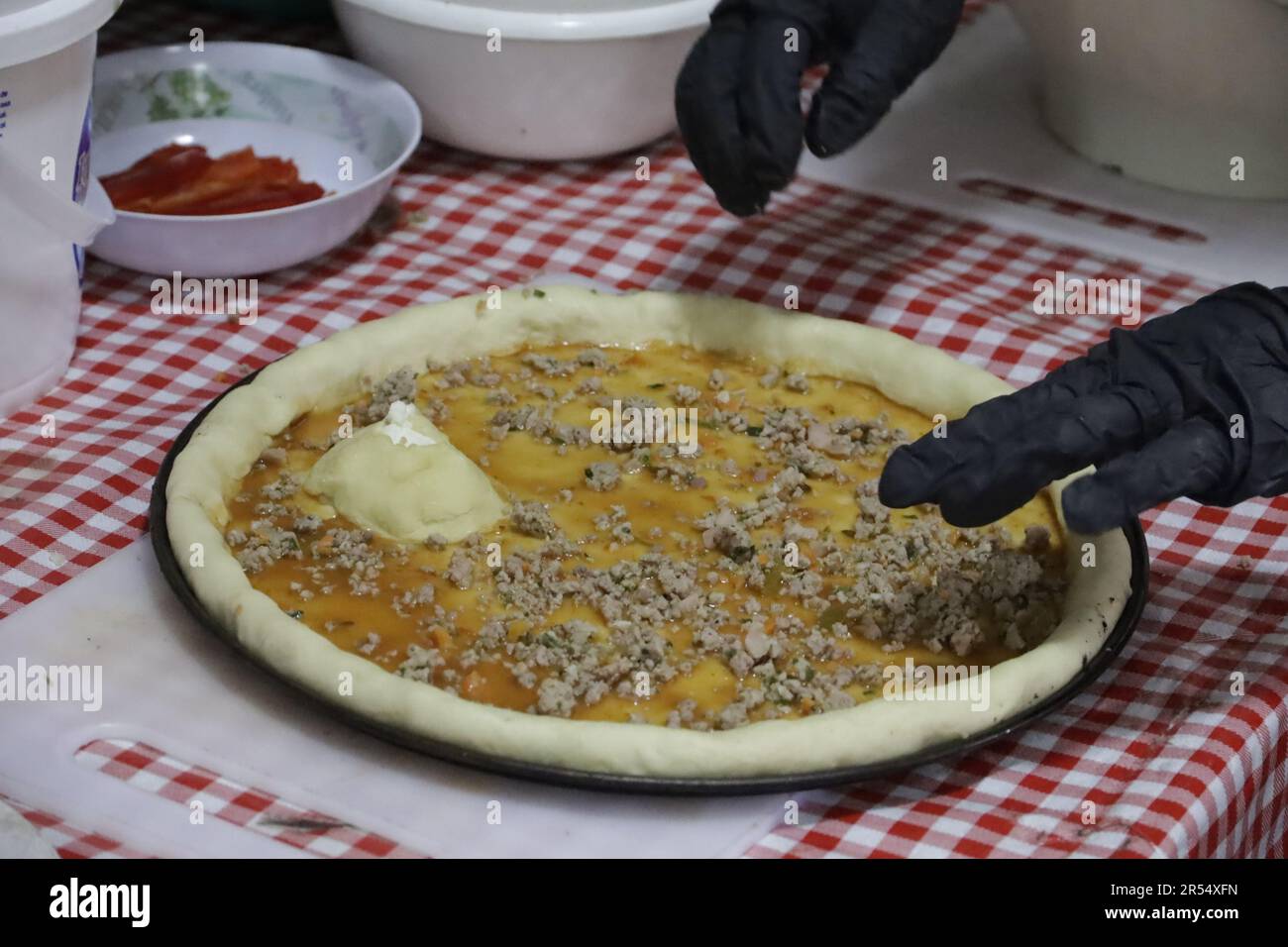 May 31, 2023, Atlixco City, State of Puebla, Mexico: The Pizza Home ...