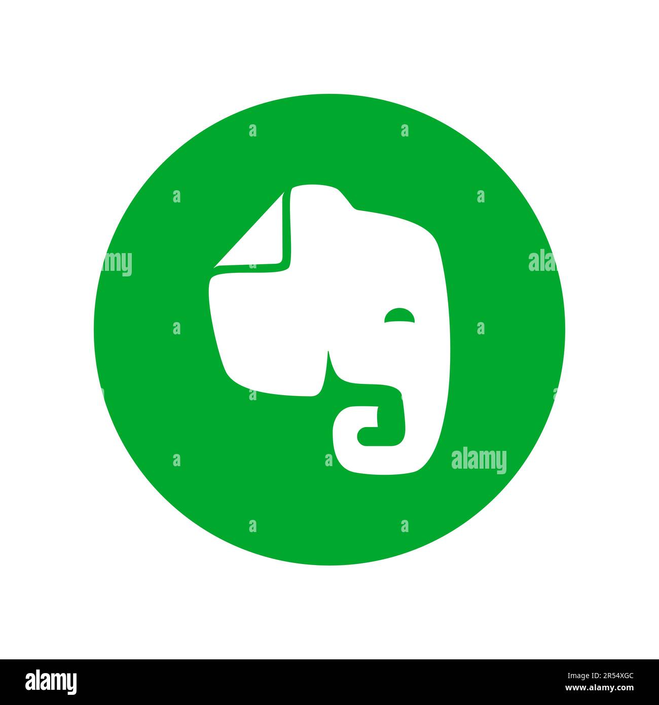 Vinnytsia, Ukraine - May 7, 2023. Evernote icon logo. Evernote is an ...