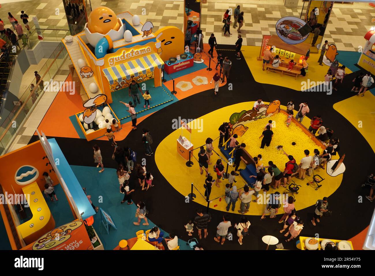 Gudetama event at shopping mall Stock Photo - Alamy