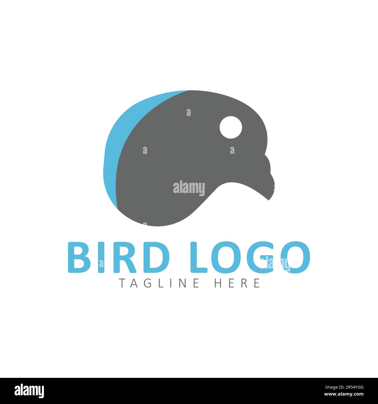 eps10 vector bird head logo design template isolated on white ...