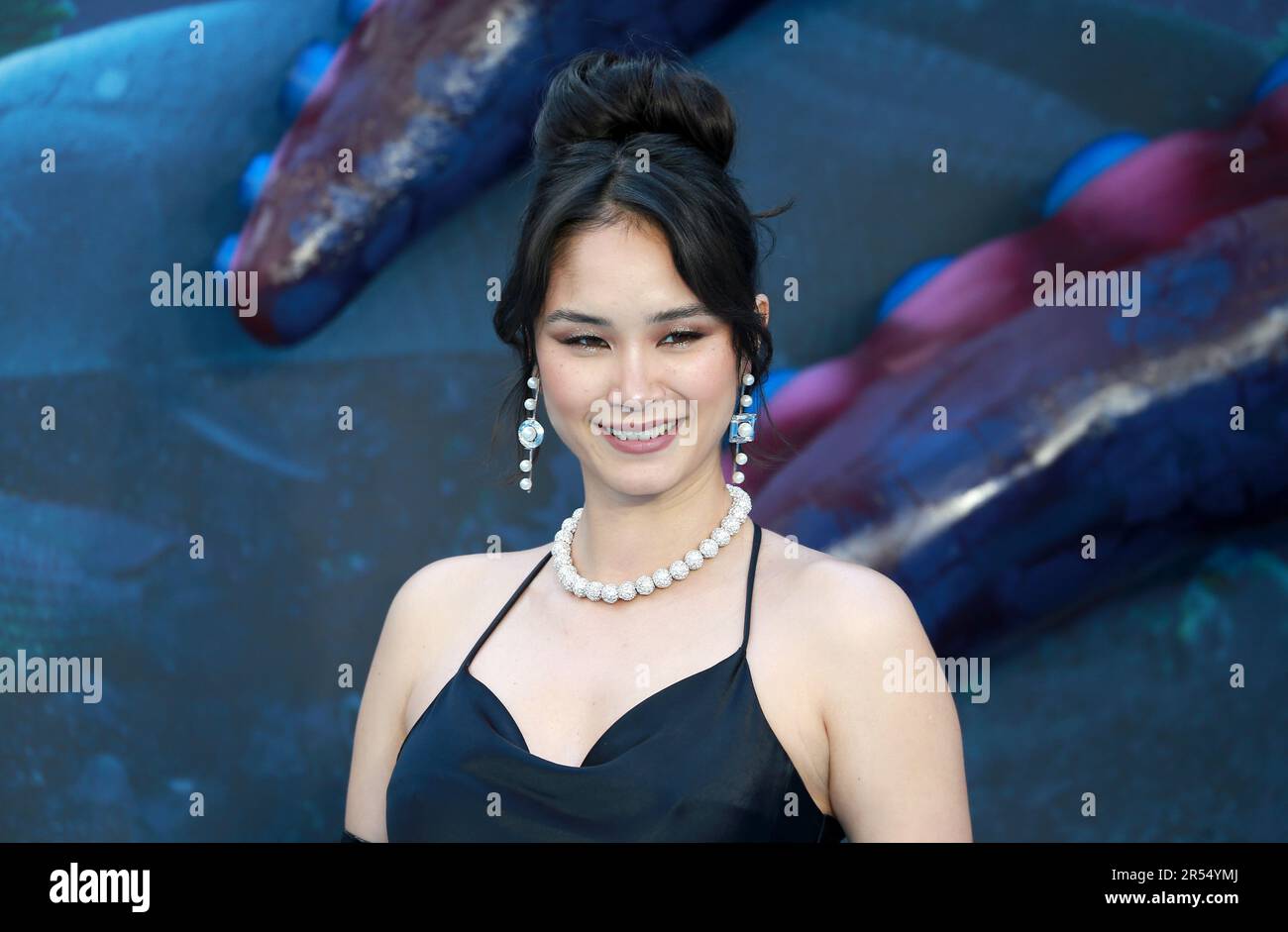 Karolina Conchet attends the UK Premiere of "The Little Mermaid" at ...