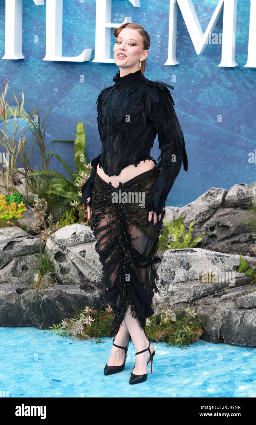 Jessica Alexander attends the UK Premiere of "The Little Mermaid" at ...