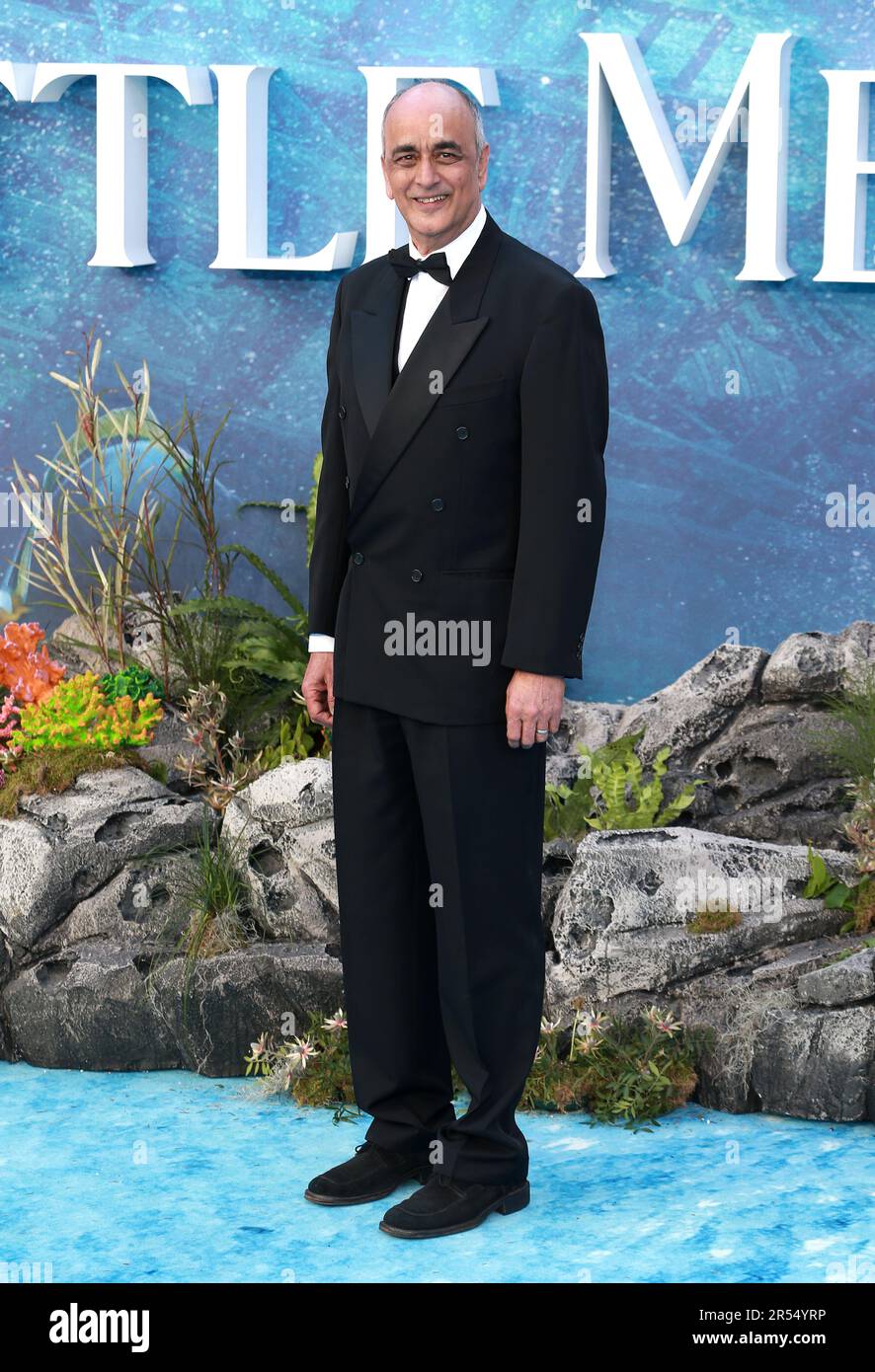 Art Malik attends the UK Premiere of "The Little Mermaid" at Odeon Luxe ...