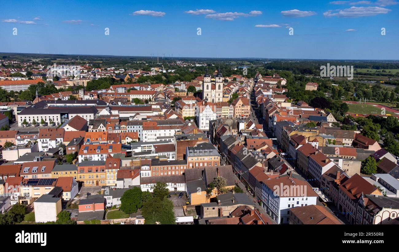 Wittenberg germany aerial hi-res stock photography and images - Alamy