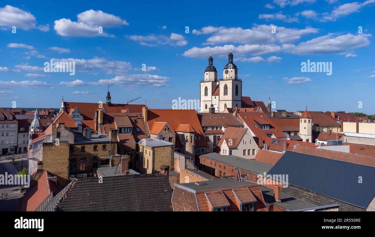 Wittenberg germany aerial hi-res stock photography and images - Alamy