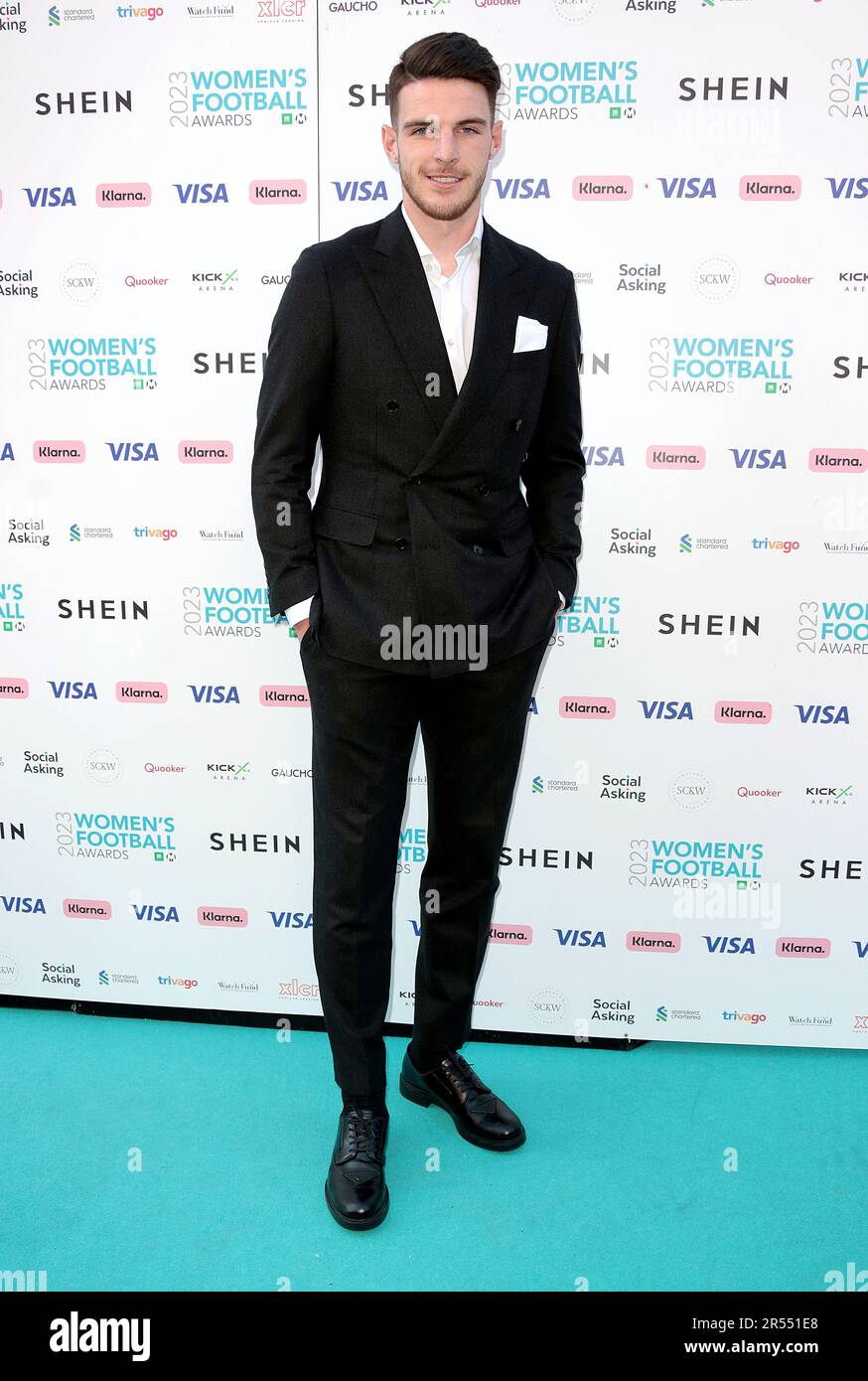 May 25, 2023 - London, England, UK - Declan Rice attending Women's ...