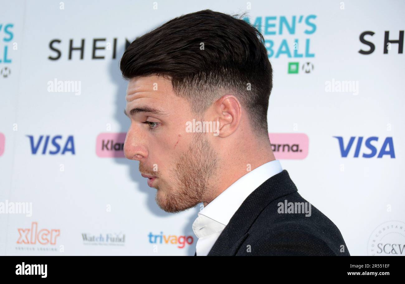May 25, 2023 - London, England, UK - Declan Rice attending Women's ...