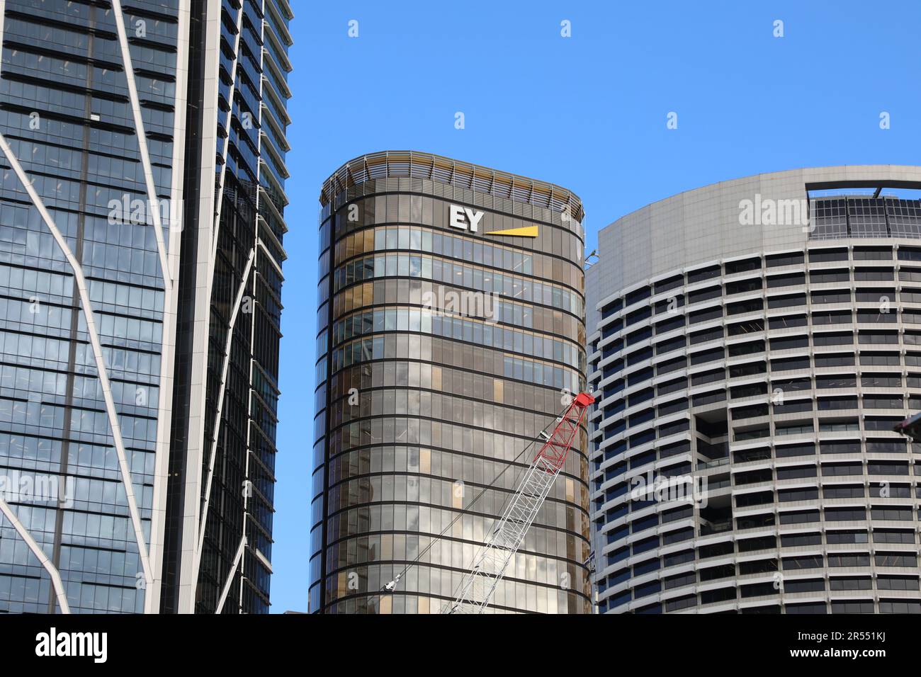 EY (Ernst and Young) accountanats offices in Sydney's business district ...