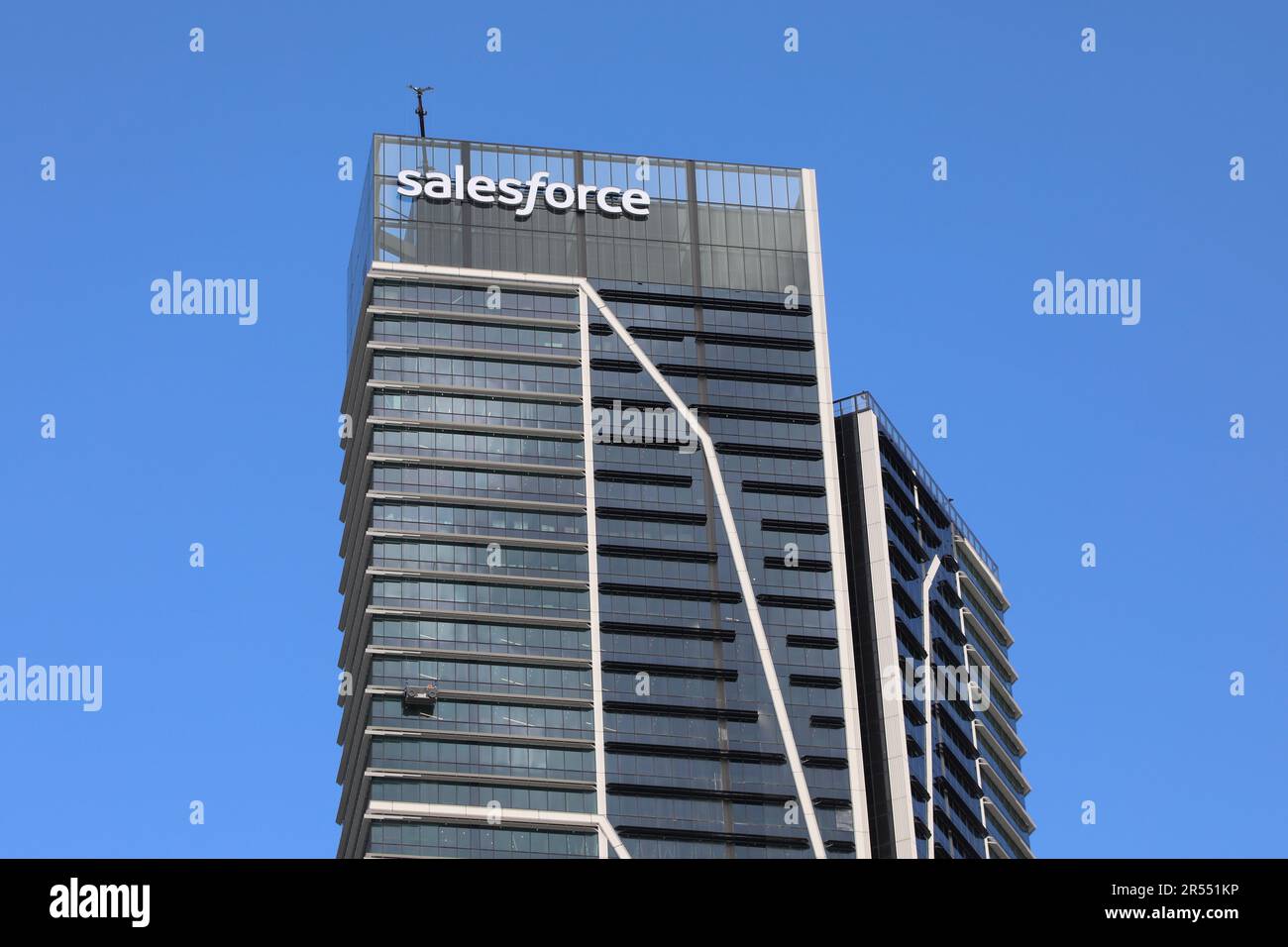 Sales Force office building in Sydney's business district Stock Photo ...