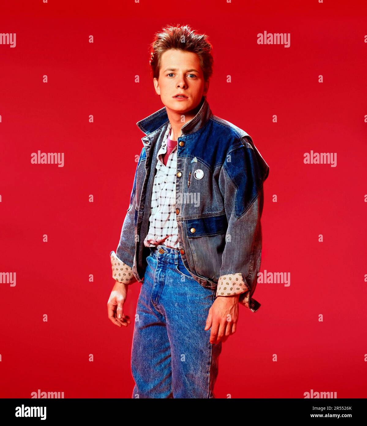 MICHAEL J. FOX in BACK TO THE FUTURE (1985), directed by ROBERT ...