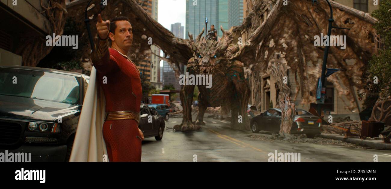 ZACHARY LEVI in SHAZAM! FURY OF THE GODS (2023), directed by DAVID F. SANDBERG. Credit: DC ...
