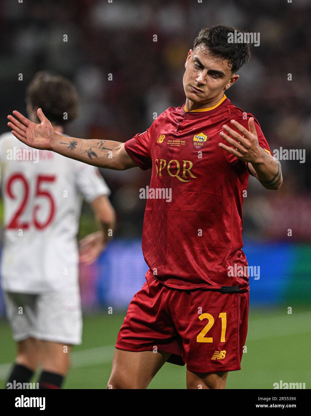 Budapest, Hungary, 31/05/2023, Paulo Dybala (21 Roma) during the UEFA ...