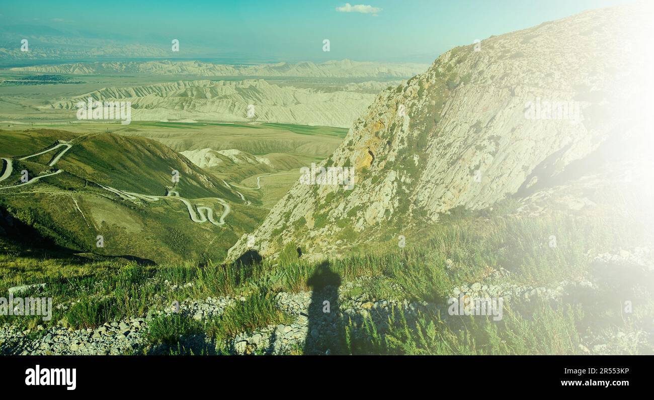 Toguz-Toro pass district of Jalal-Abad Region in western Kyrgyzstan ...