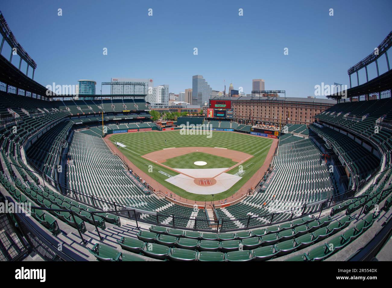 Baltimore, MD, USA; A general overview of the field prior to an MLB ...