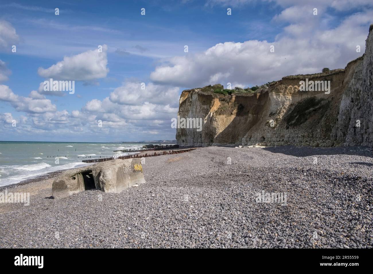 Hautot-sur-Mer (northern France): blockhouse on the Beach of Pourville ...