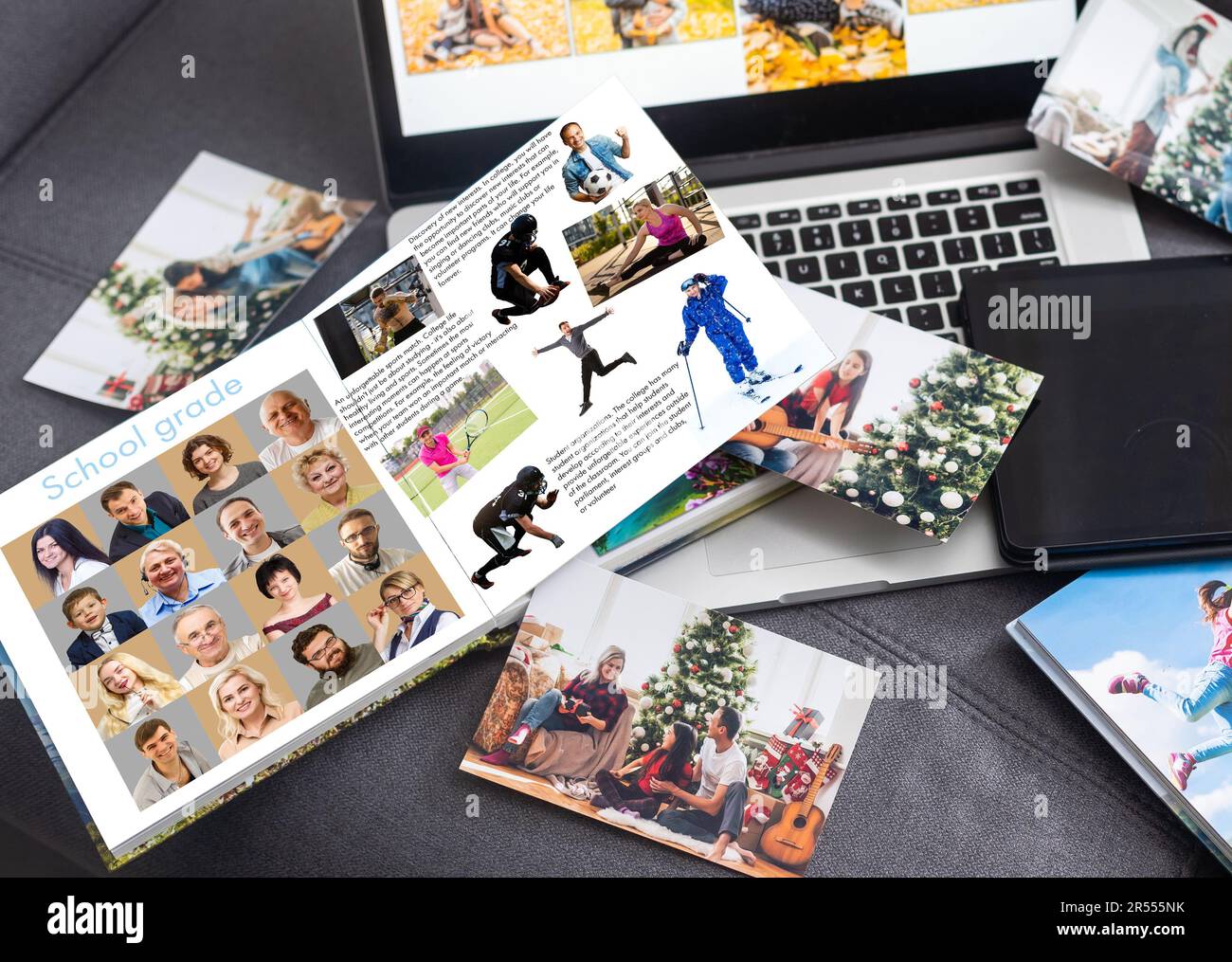 school graduation photo album, student Stock Photo - Alamy