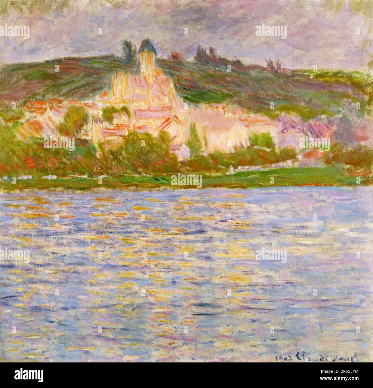 Claude monet the seine at vetheuil hi-res stock photography and images ...