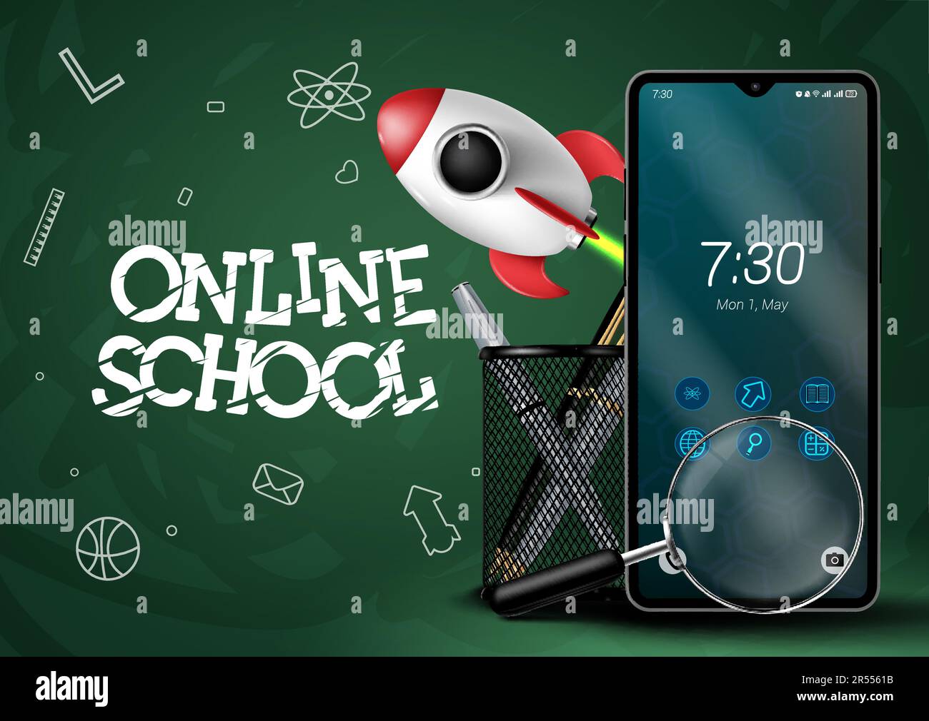 Lecture homeschooling Stock Vector Images - Alamy