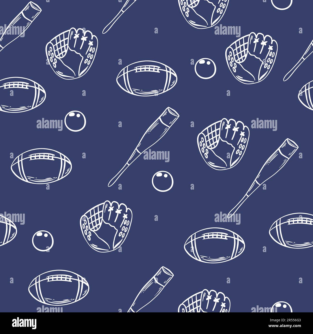 American football wallpaper design vector image. Repeating tile ...