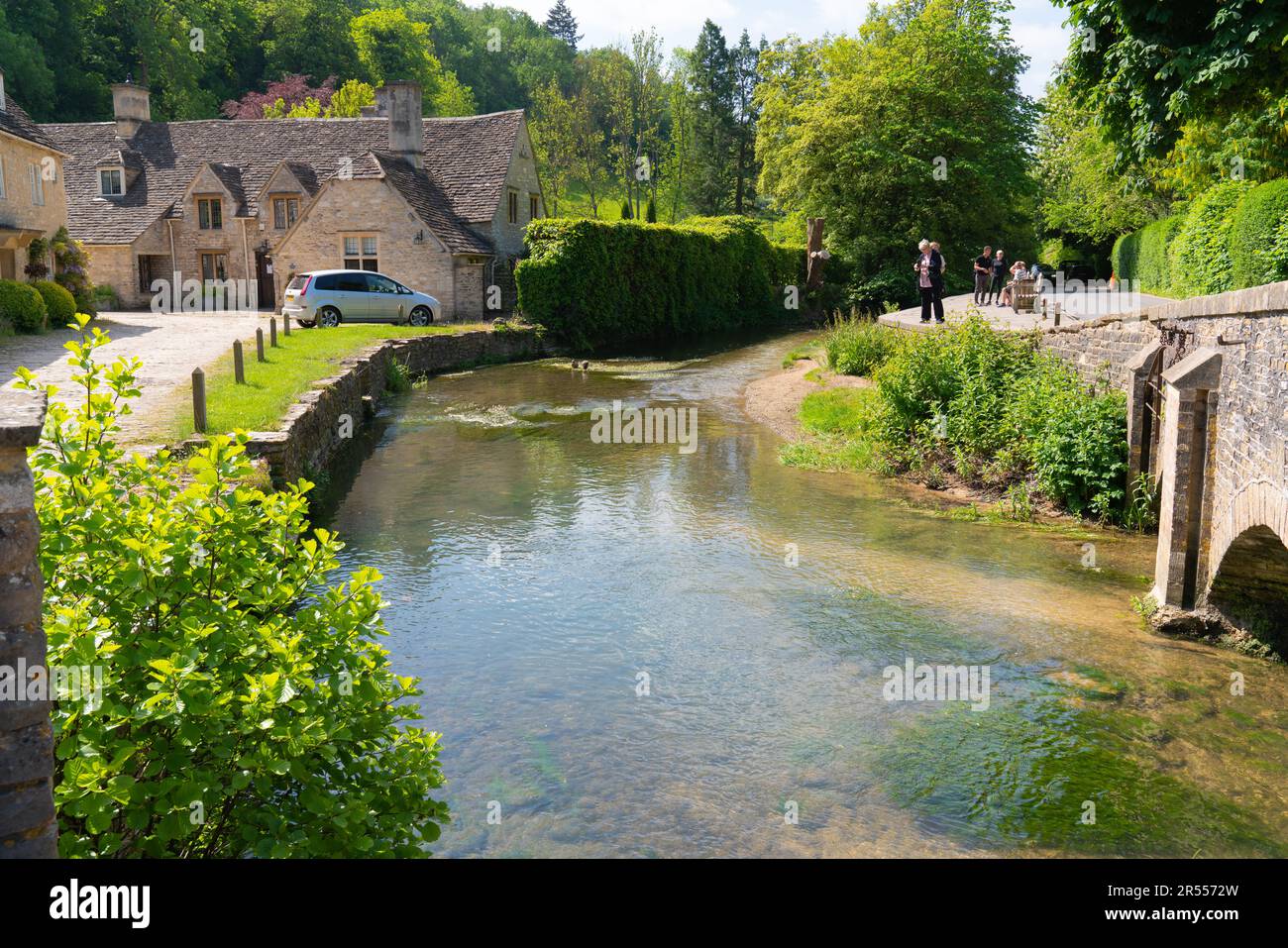 Castle Combe Wiltshire beautiful village England UK near Chippenham ...