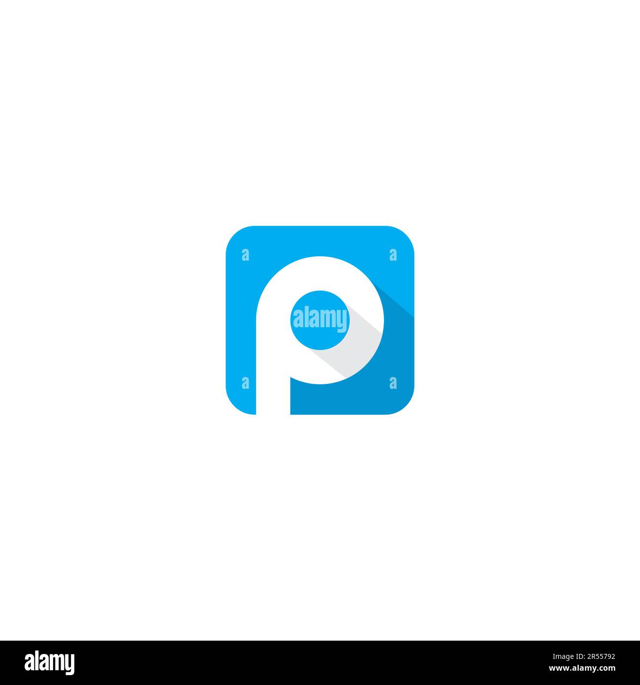 P Logo Icon simple and Modern design. Letter P vector Stock Vector ...