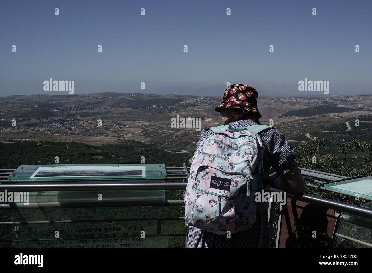 Galilee, Israel. 31st May, 2023. The Mt. Adir Viewpoint, in memory of ...