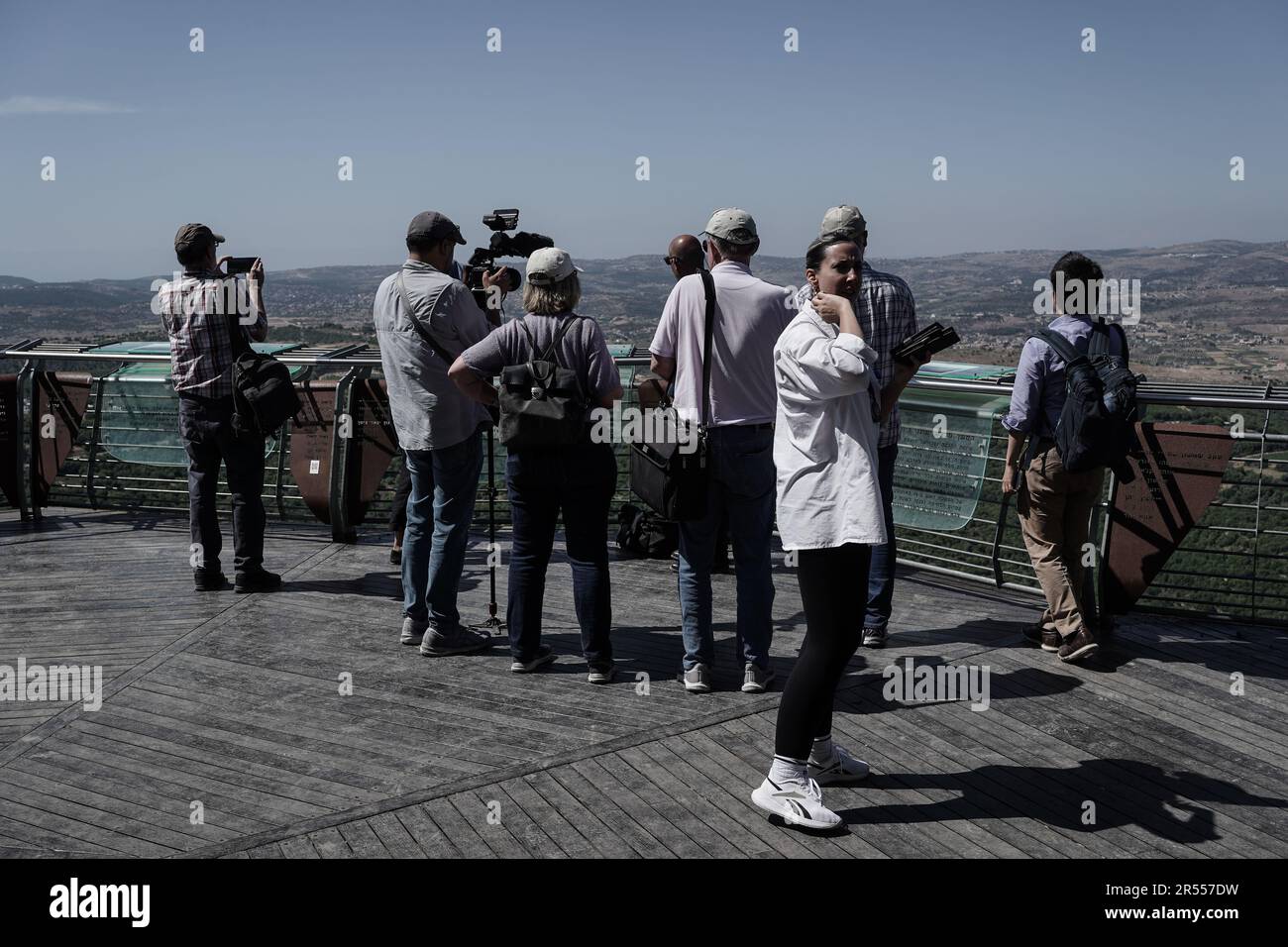 Galilee, Israel. 31st May, 2023. The Mt. Adir Viewpoint, in memory of ...