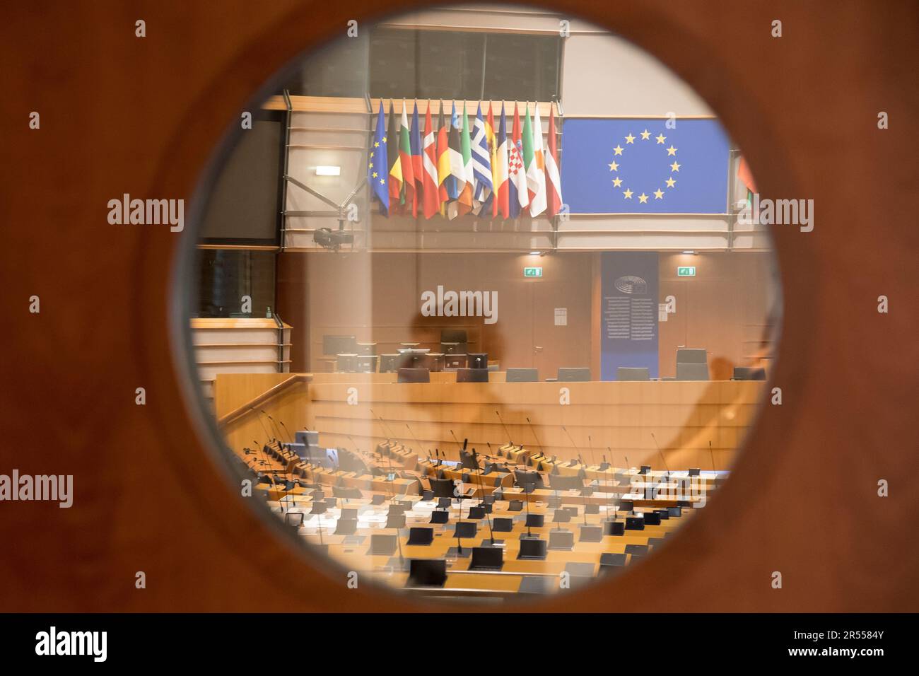 Bruxelles parliament hemicycle hi-res stock photography and images - Alamy