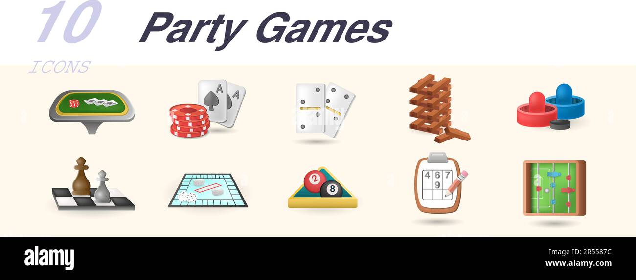 The billiard party Stock Vector Images - Alamy