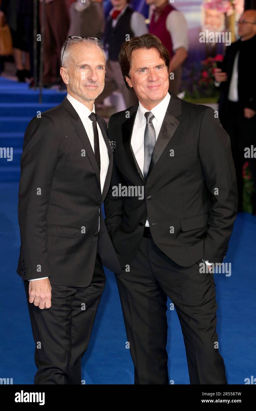 John Deluca and Rob Marshall attend the European Premiere of "Mary ...