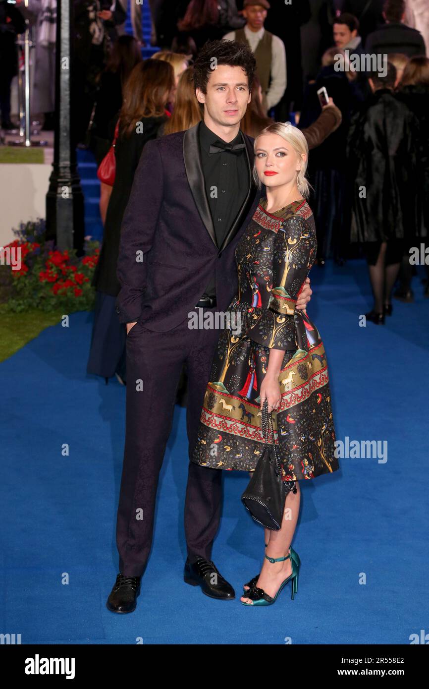 Tom Leech and Lucy Fallon attend the European Premiere of "Mary Poppins ...