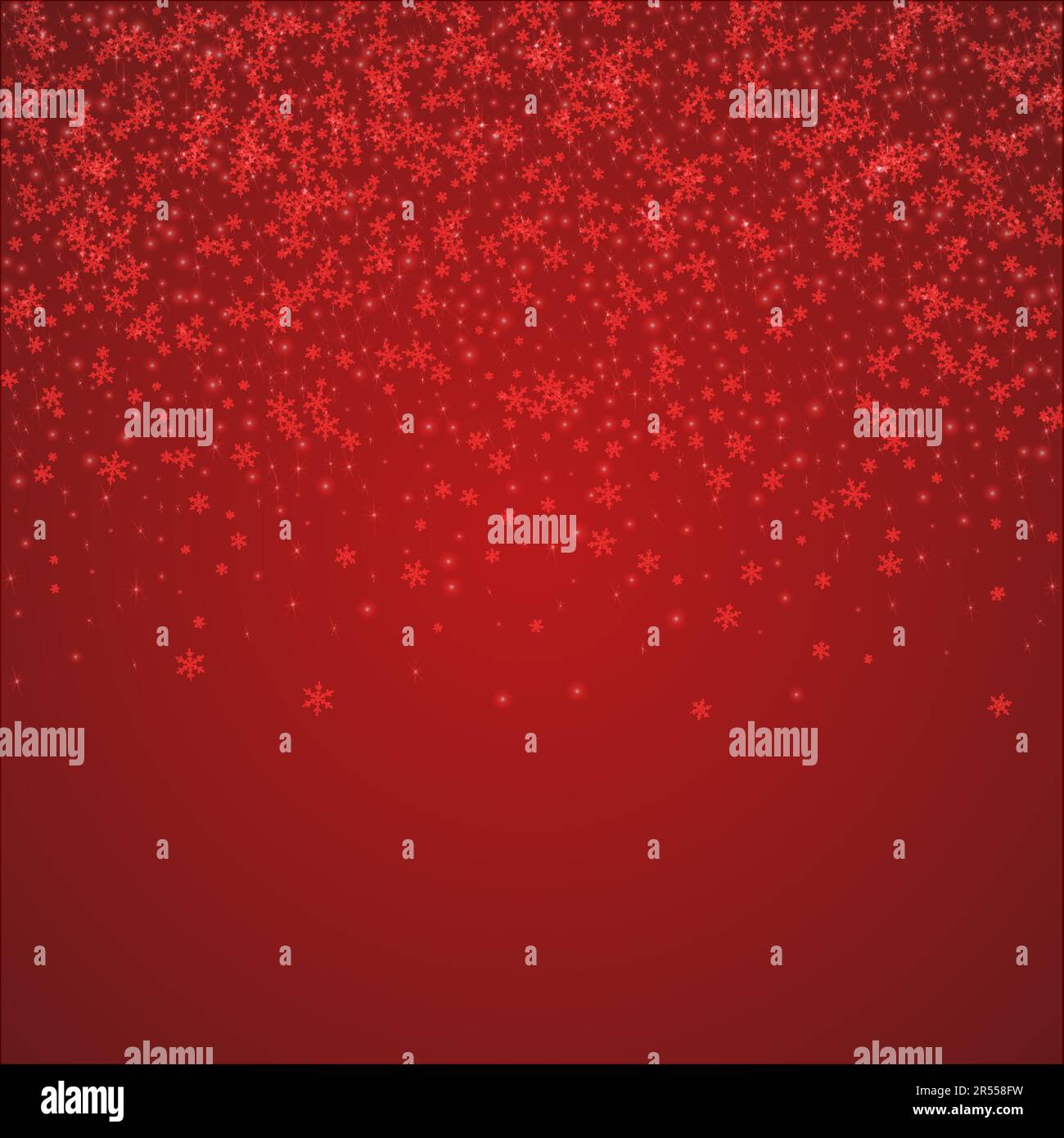 Snowfall overlay christmas background. Subtle flying snow flakes and ...