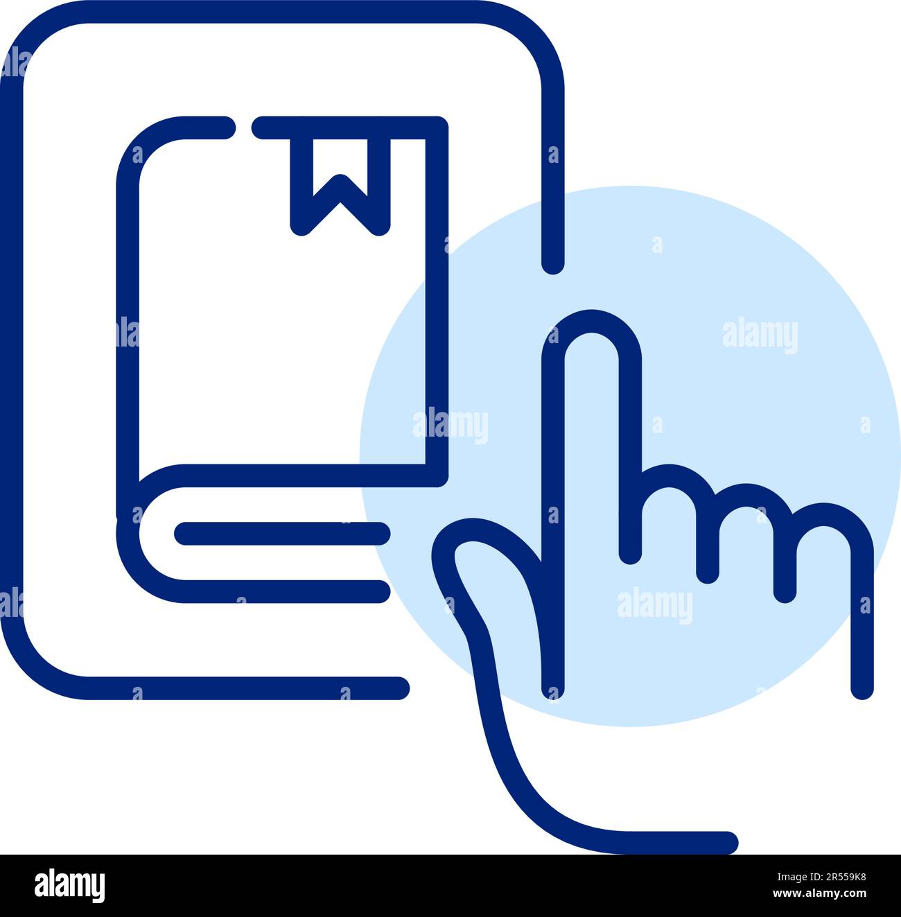 Mobile app for reading. Choosing a book in e-library. Easy access at ...