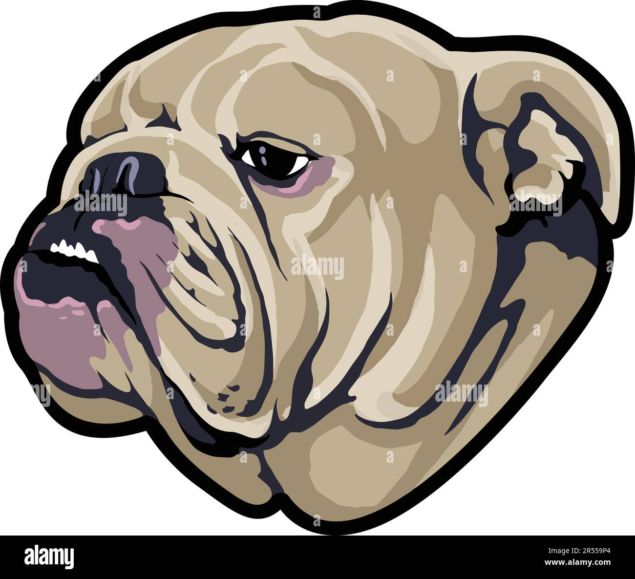 Bulldog insignia hi-res stock photography and images - Alamy