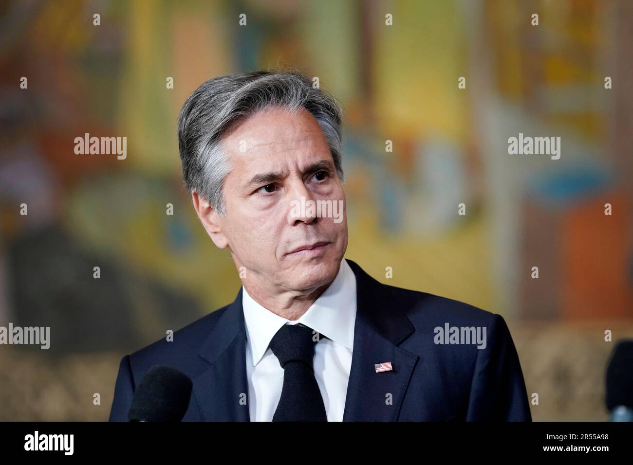 Oslo 20230601.Foreign Minister Antony J. Blinken from the USA arrives ...